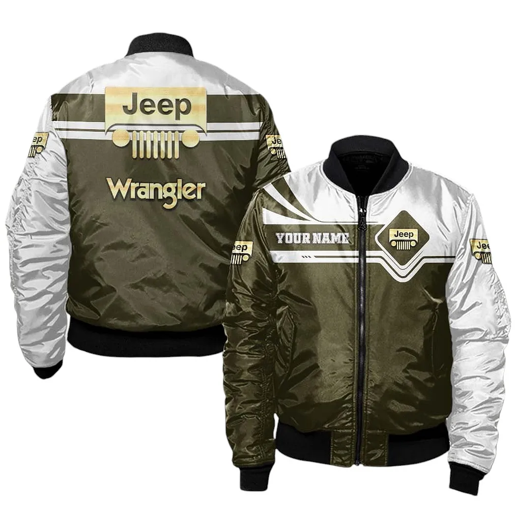 Truck Fans Gift Bomber Jacket, Army Varsity Jacket 3D Print For Truck ...